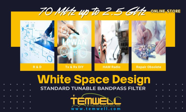 White Space RF Filters (50MHz to 3GHz Range) : Standard and Custom Solutions | In-Stock and Fast ...